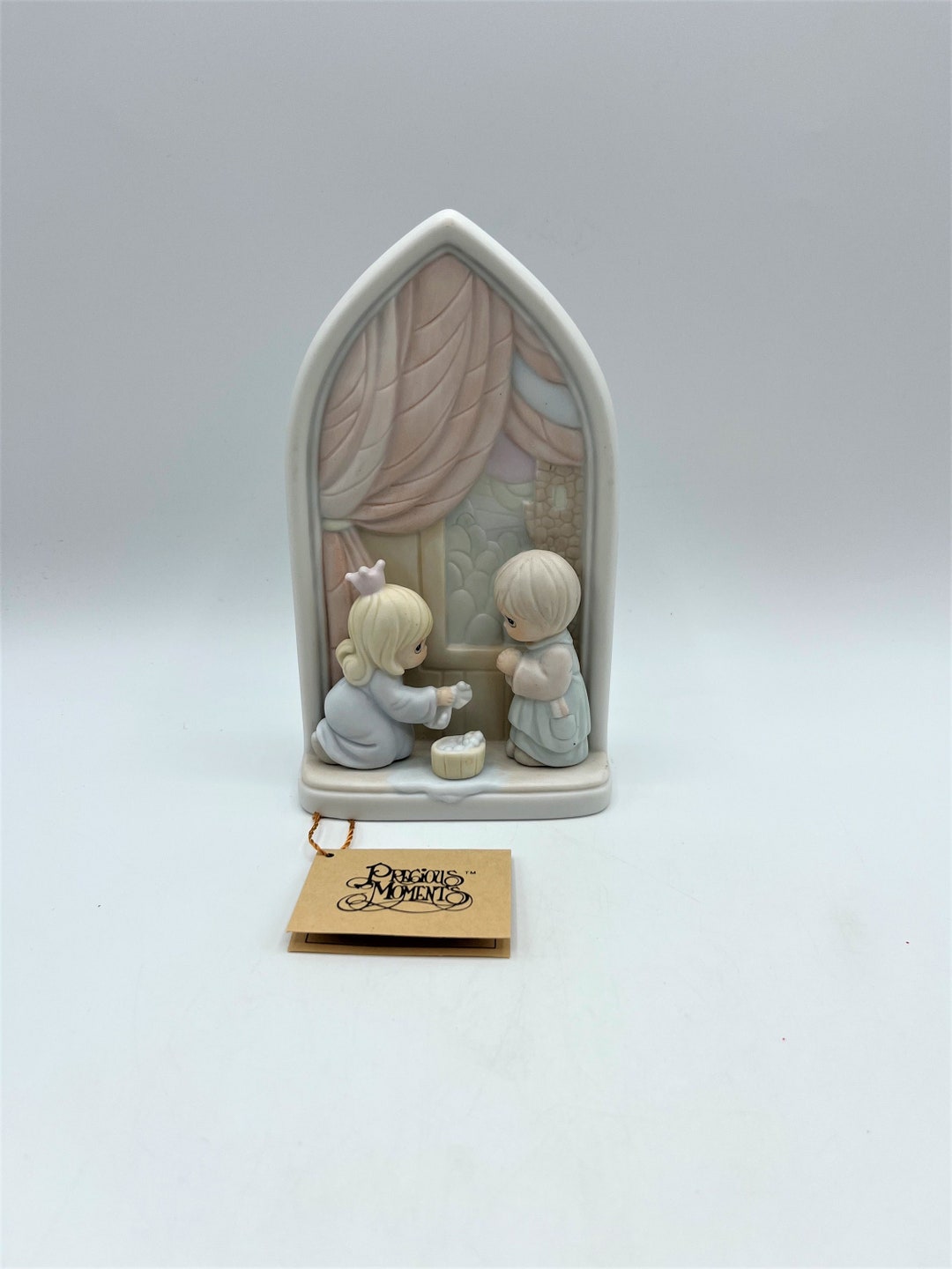 1991 Precious Moments Figurine Blessed Are the Humble With A Servant's ...