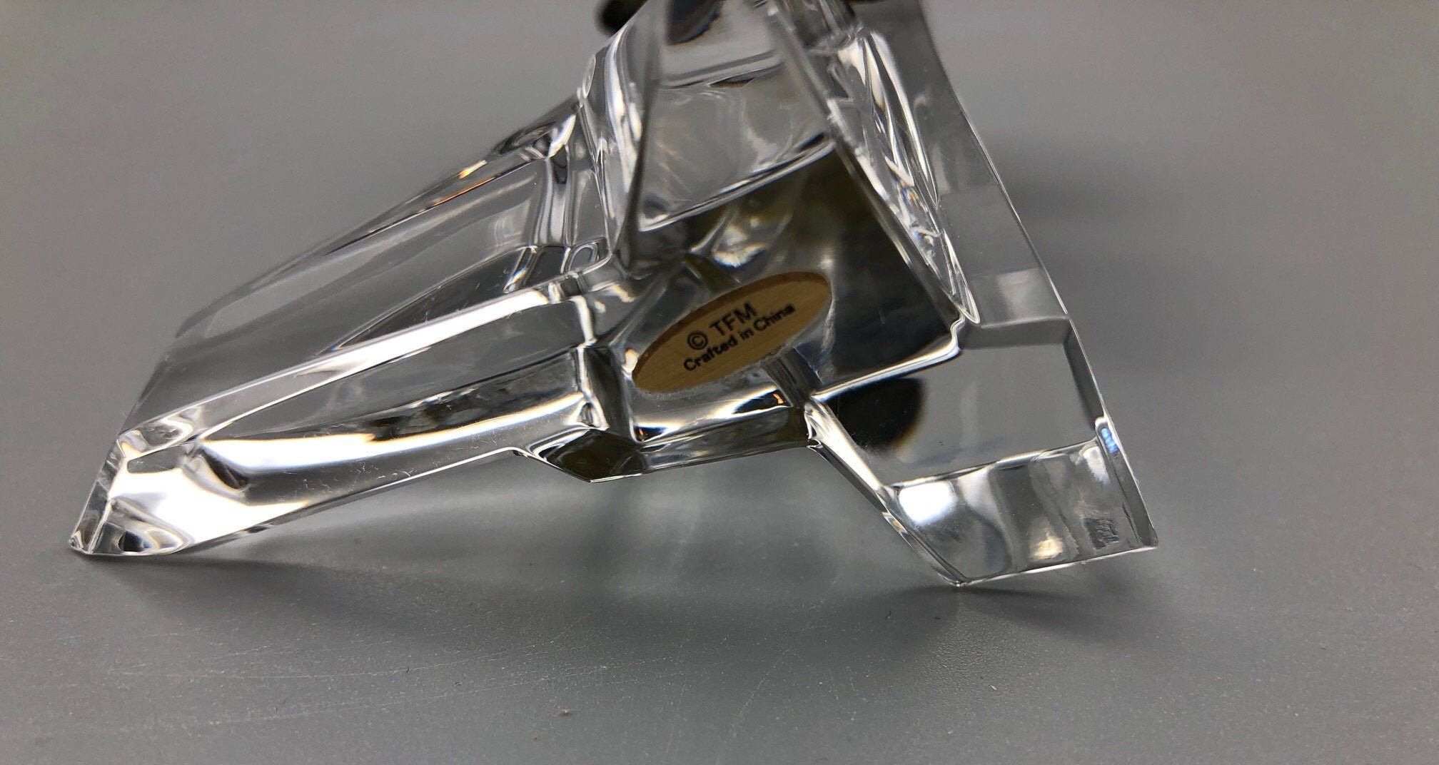 Intricately Detailed Eagle Figurine on Crystal Base by TFM | Etsy