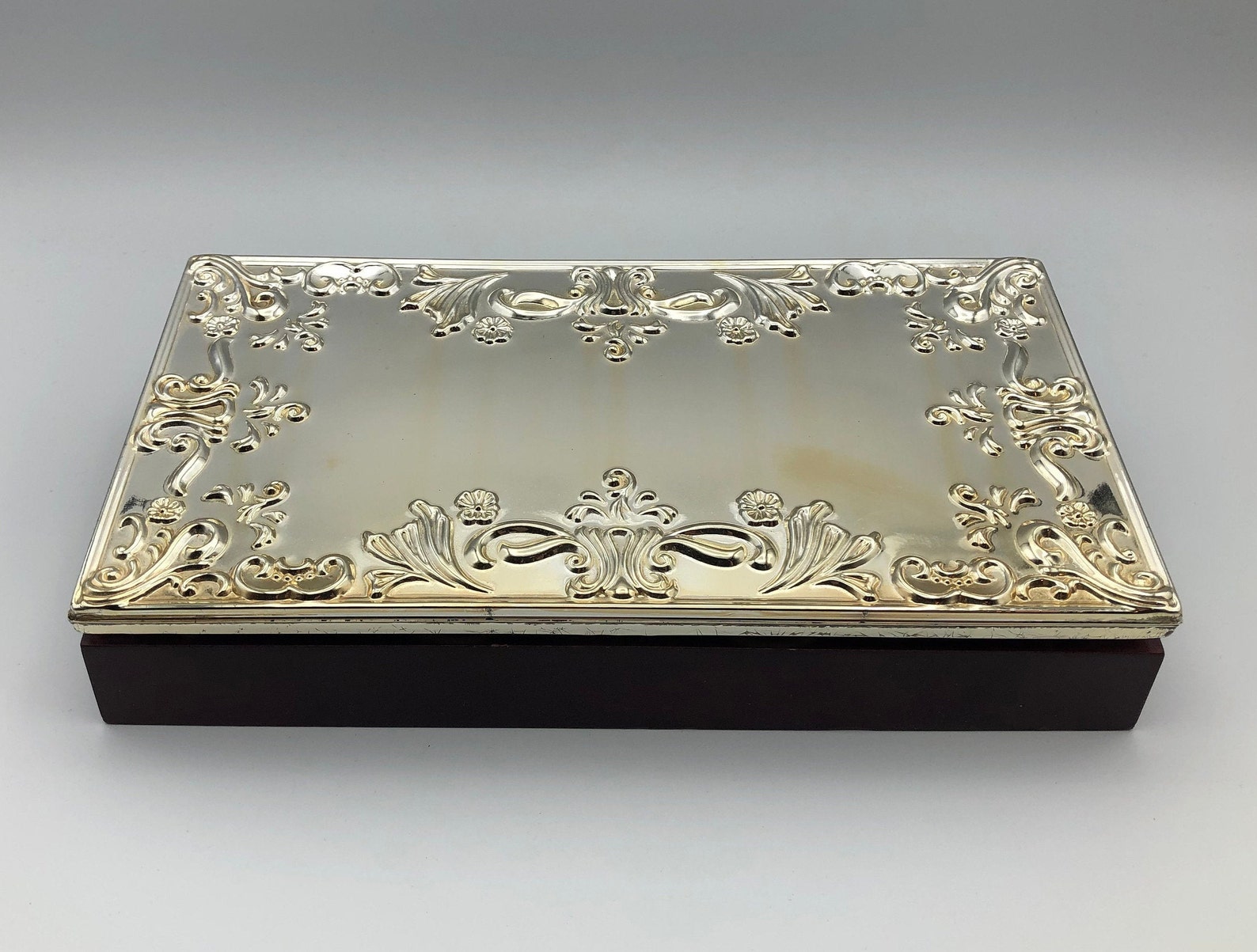 Vintage Godinger Silverplate Hinged Cover and Double Frame on | Etsy