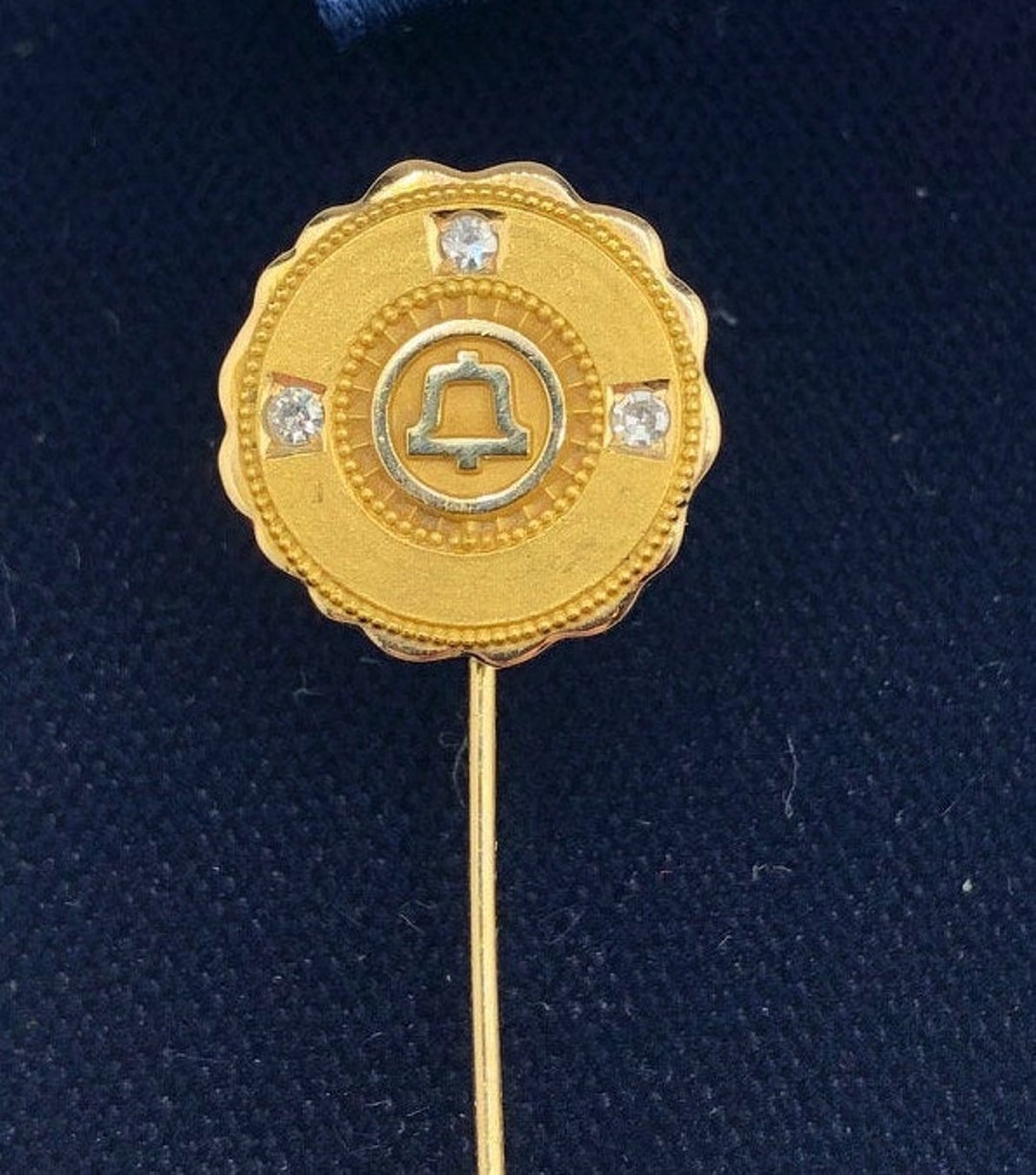 Vintage Southern Bell Employee Retirement Stick Pin. 14K Gold - Etsy