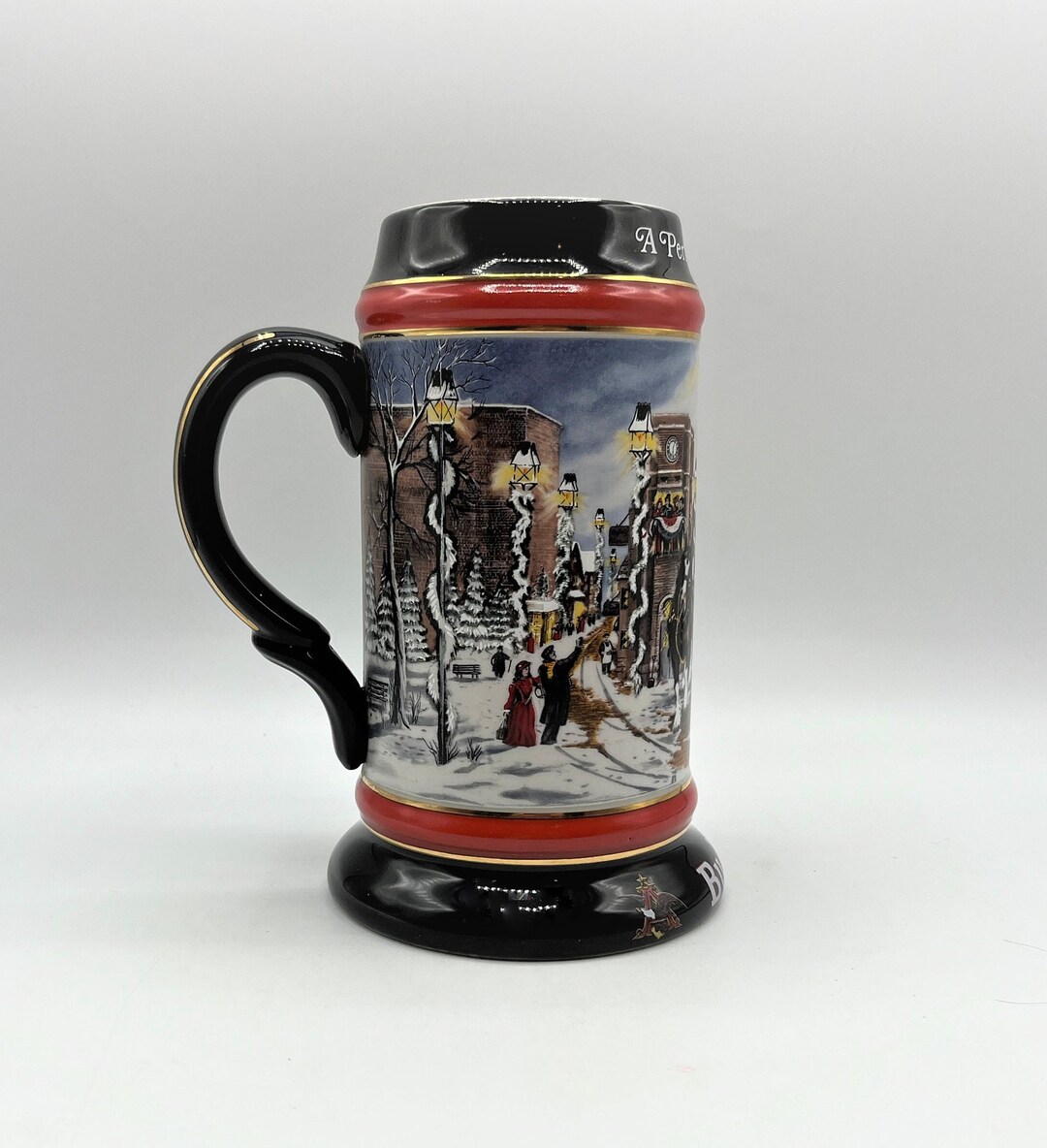 1992 Budweiser Collector's Stein A Perfect Christmas, Susan Sampson ...