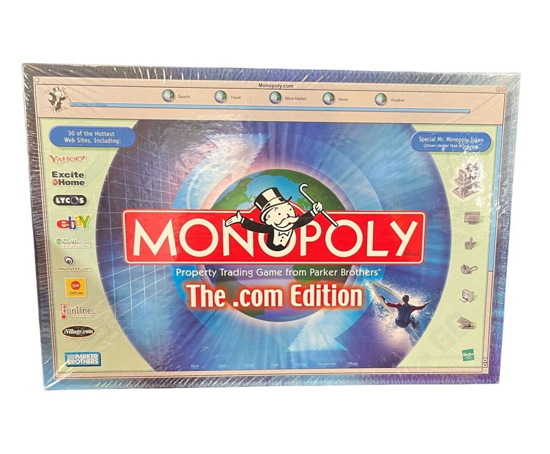 Monopoly the .com Edition Game - Etsy
