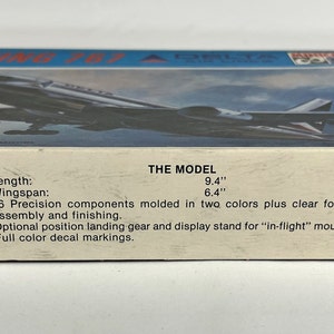 Delta Air Lines Boeing 767 Model Kit 1:200 Scale Complete Kit With ...