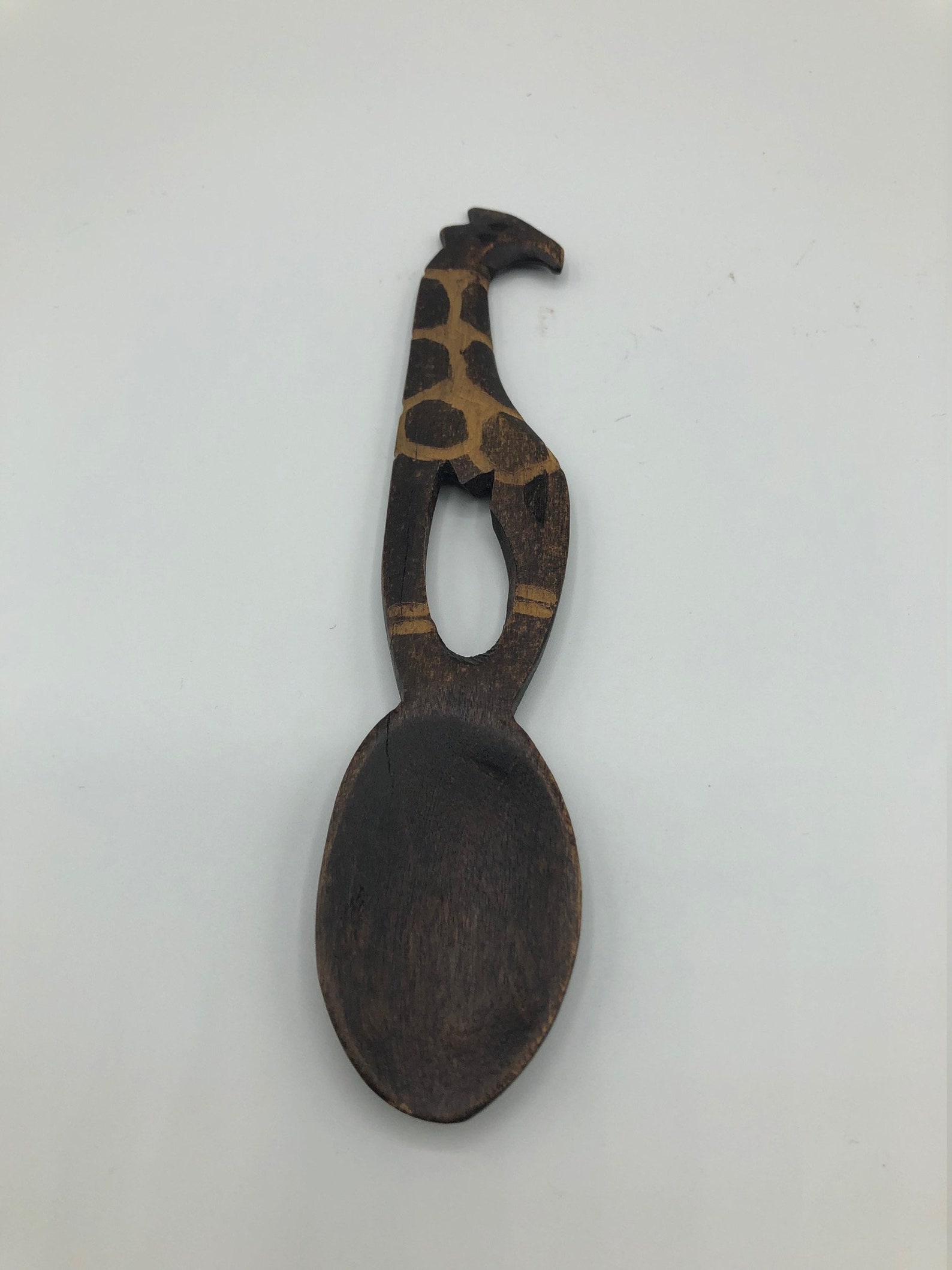 Giraffe Wooden Spoon. 6.25 Long 1.5 Wide. Unique - Etsy