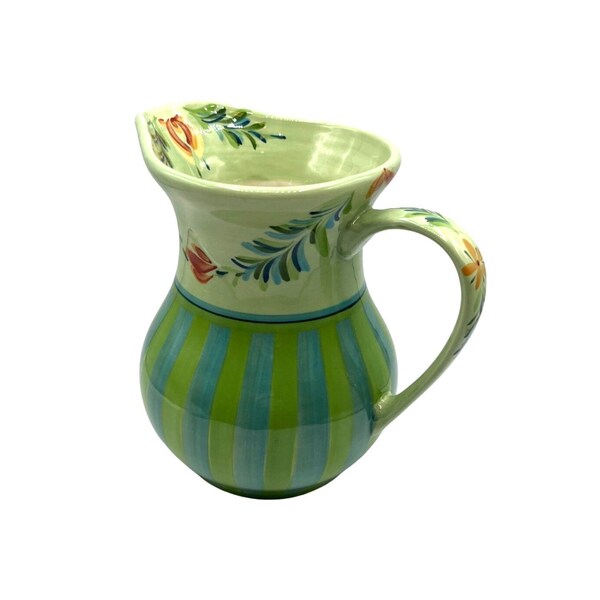 Hand Painted Pitcher - Etsy