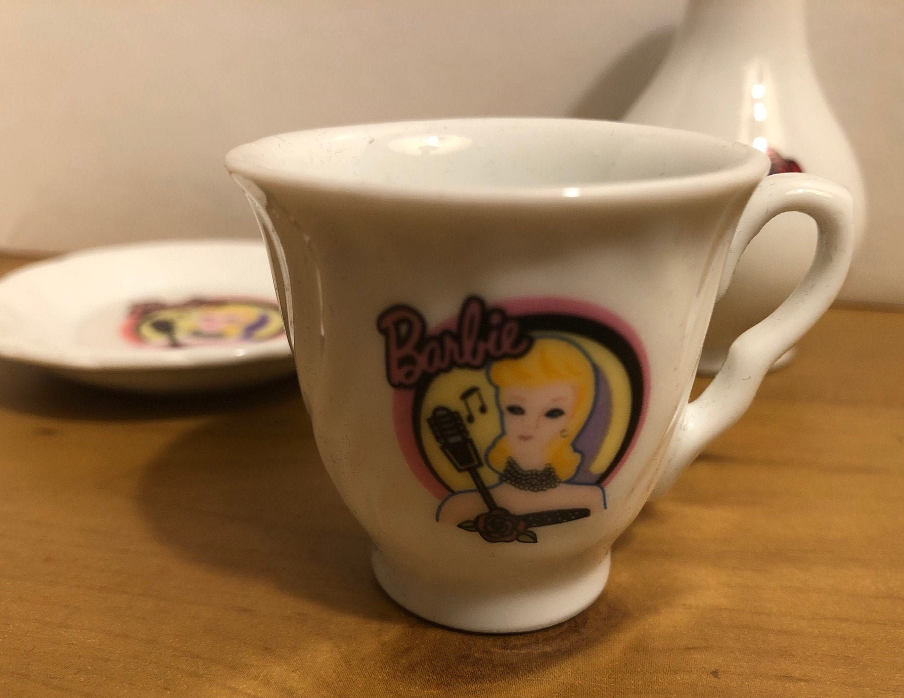 Vintage Barbie Tea Set Cup Saucer and Carafe With Retro - Etsy