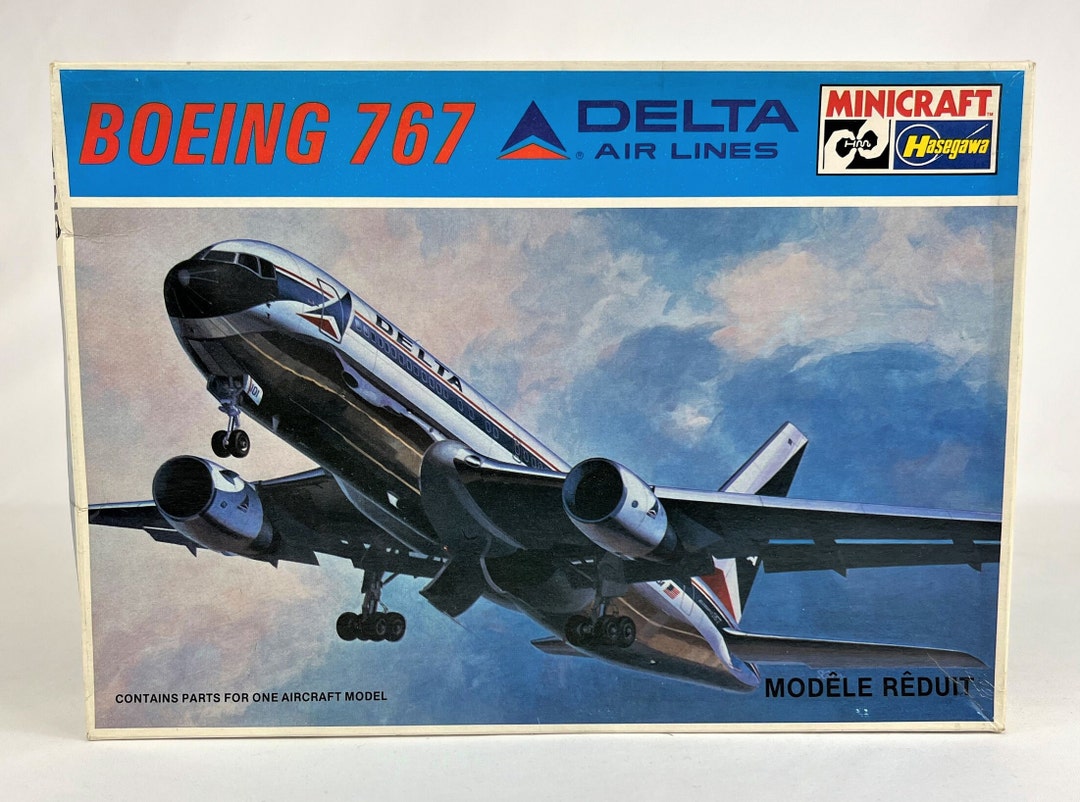 Delta Air Lines Boeing 767 Model Kit 1:200 Scale Complete Kit With ...