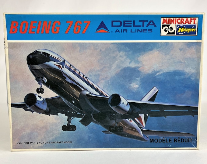 Delta Air Lines Boeing 767 Model Kit 1:200 Scale Complete Kit With ...