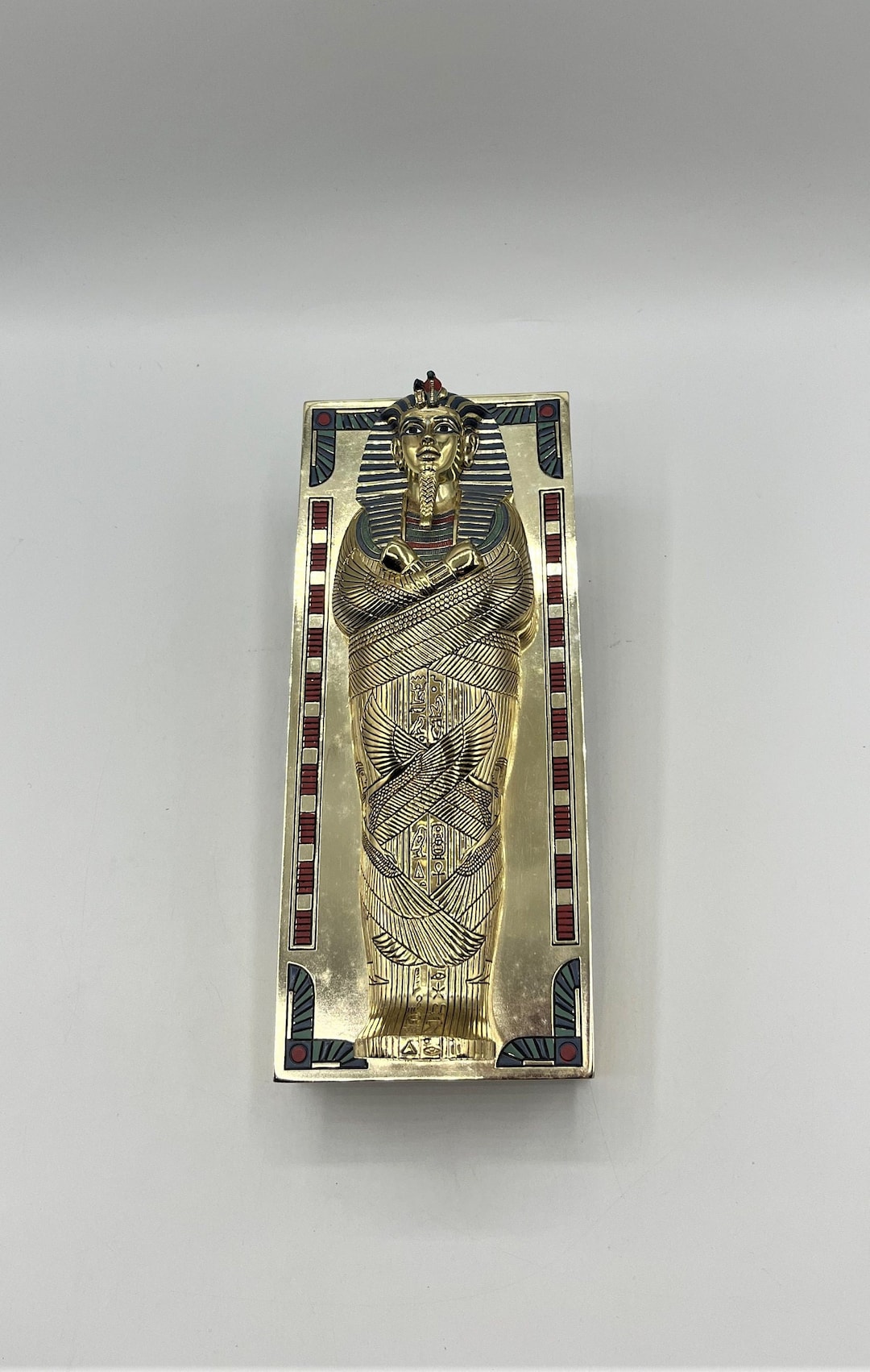 Franklin Mint the Treasures of Tutankhamun Desk Card Box Original Work ...