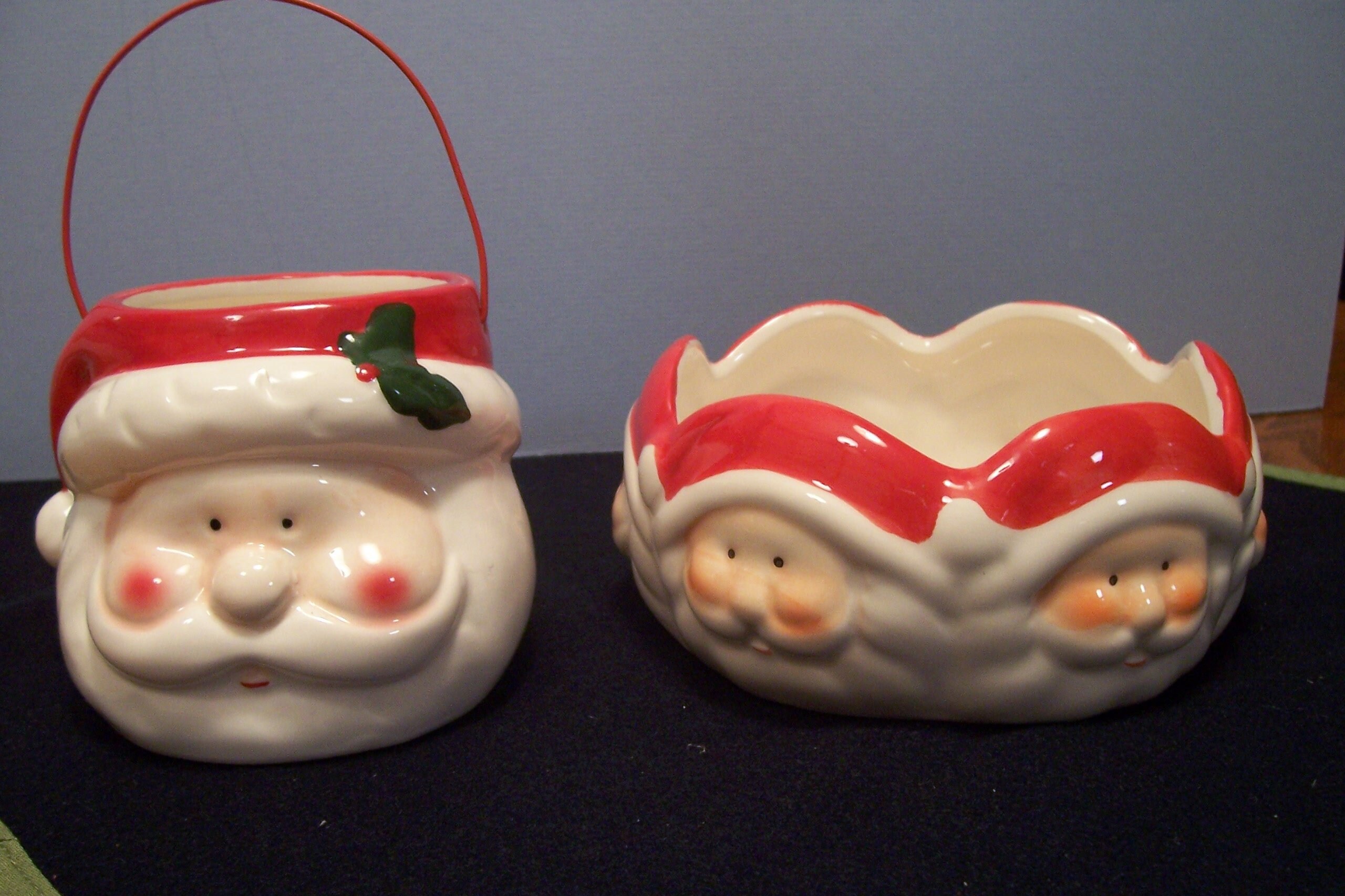 Royal Norfolk Santa decorative bowls | Etsy