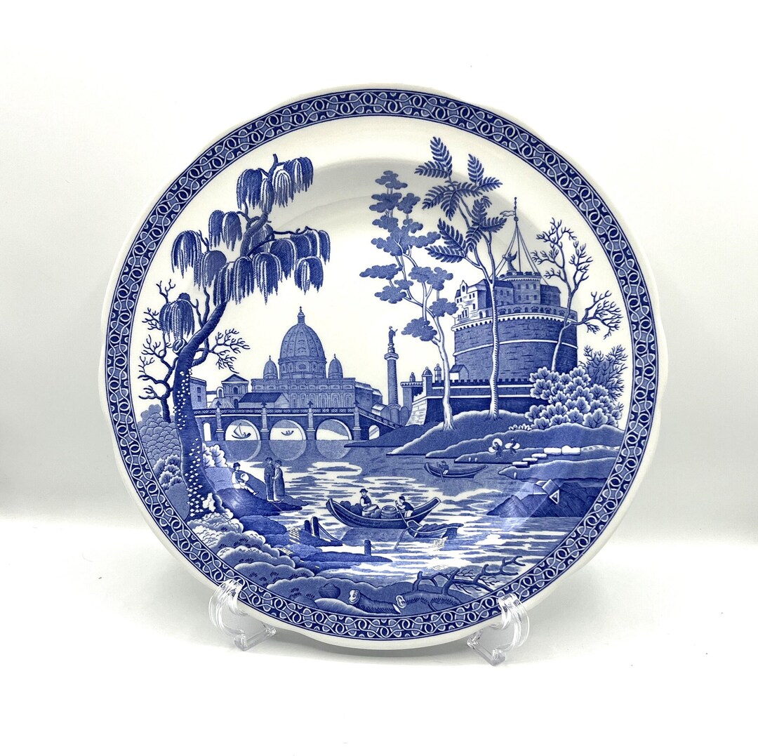 Spode Blue Room Collection "rome" 10.5" Plate Made in England - Etsy