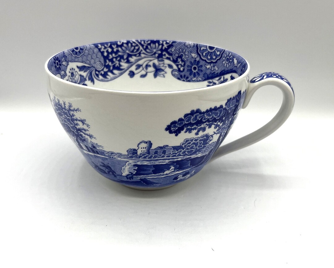 Spode Blue Room Collection "italian" Jumbo Cup First Introduced C 1816 ...