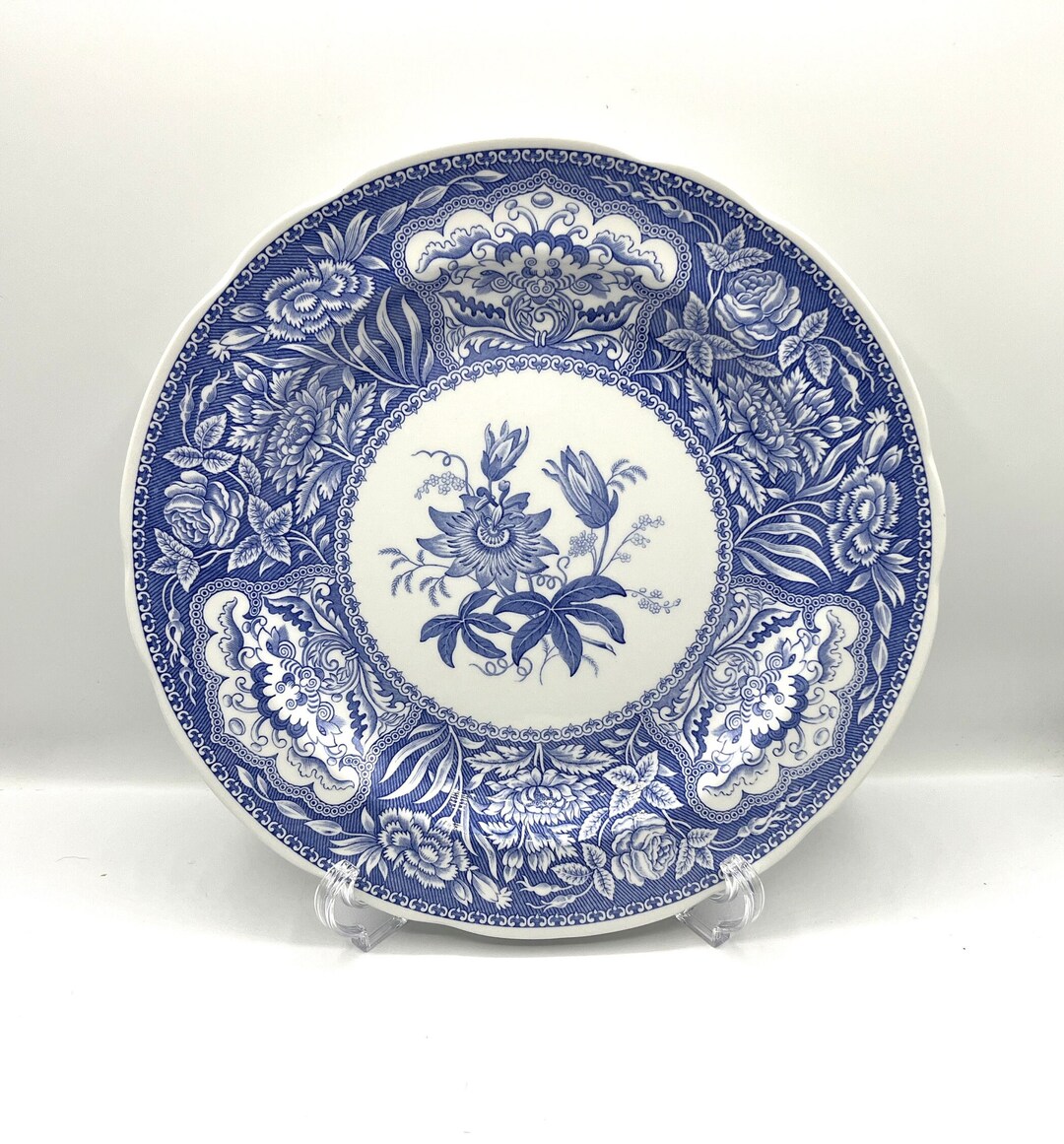 Spode Blue Room Collection "floral" 10.5" Plate First Introduced C 1830 ...