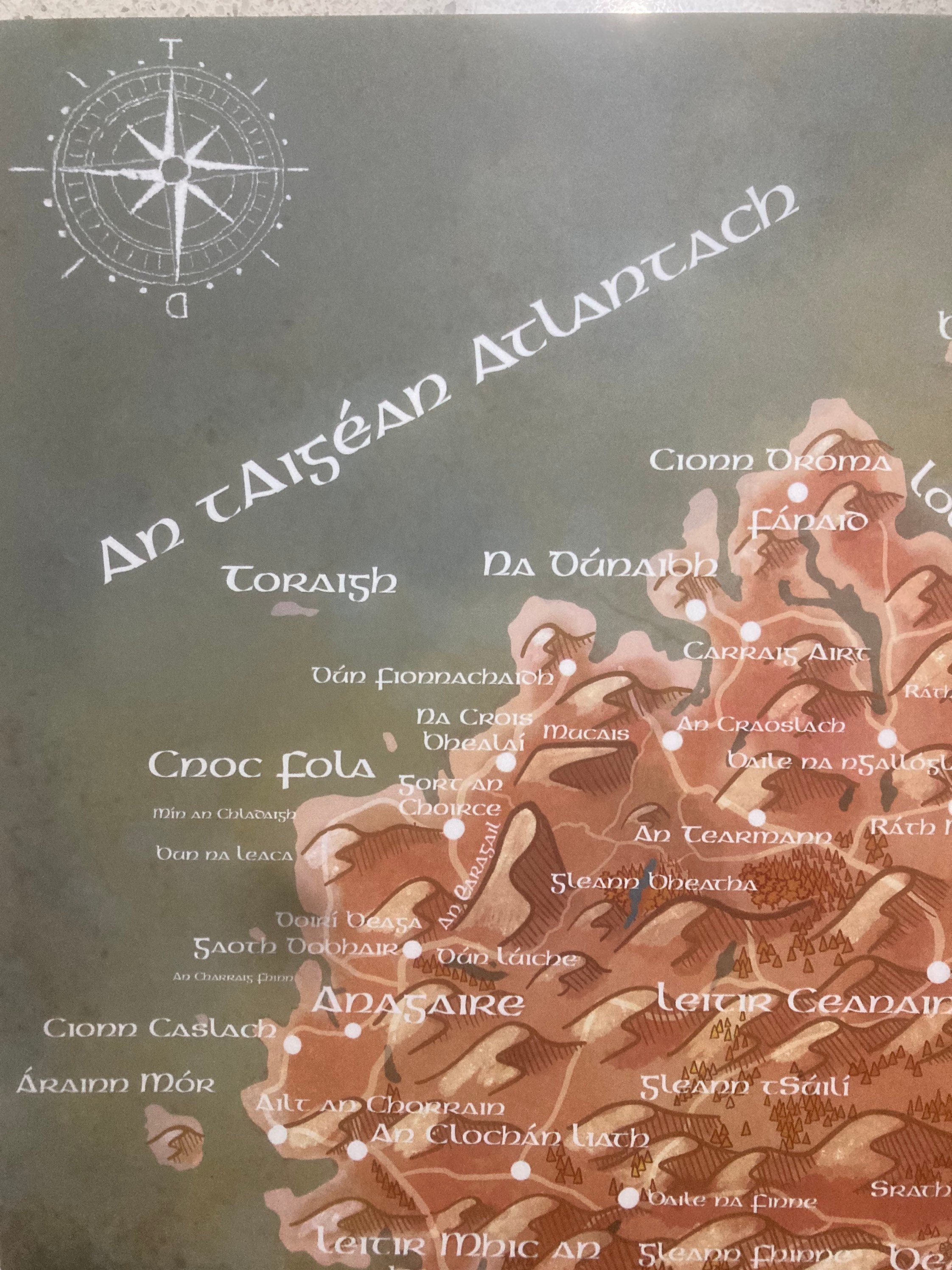 A3 - Map of County Donegal - Etsy
