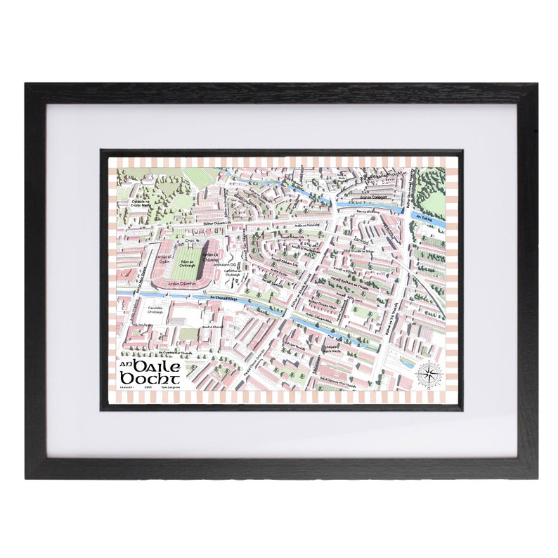 A3 Croke Park Map as Gaeilge - Etsy