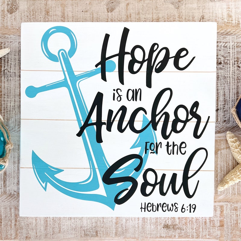 Anchor Bible Verse - Etsy
