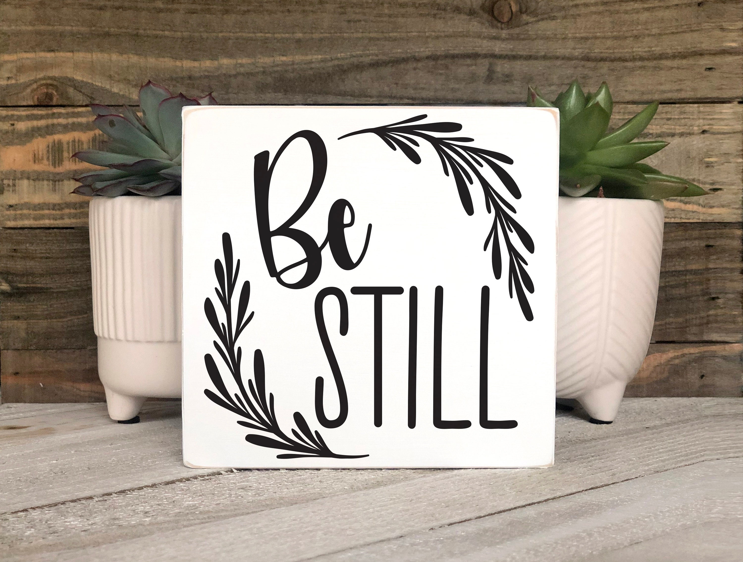 Be Still Sign but God Sign Fear Not Sign Scripture Signs Bible | Etsy