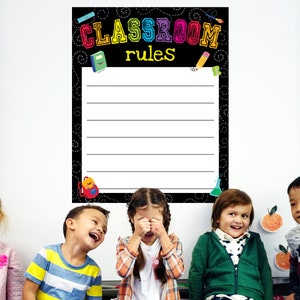 Classroom Rules Poster: Back to School Sign (digital Download) - Etsy