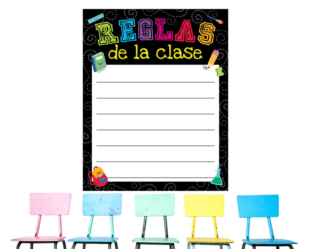 Spanish Classroom Rules Digital Download Reglas De La Clase Hispanic ...