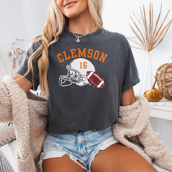 Clemson Tshirt - Etsy