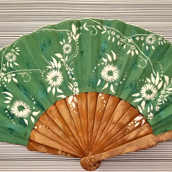 Hand Painted Fan - Etsy