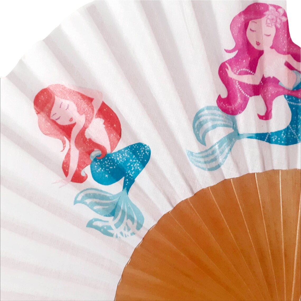 Mermaid Kids Hand Fan, Personalizad Option, Personalizad Gift for Girl ...