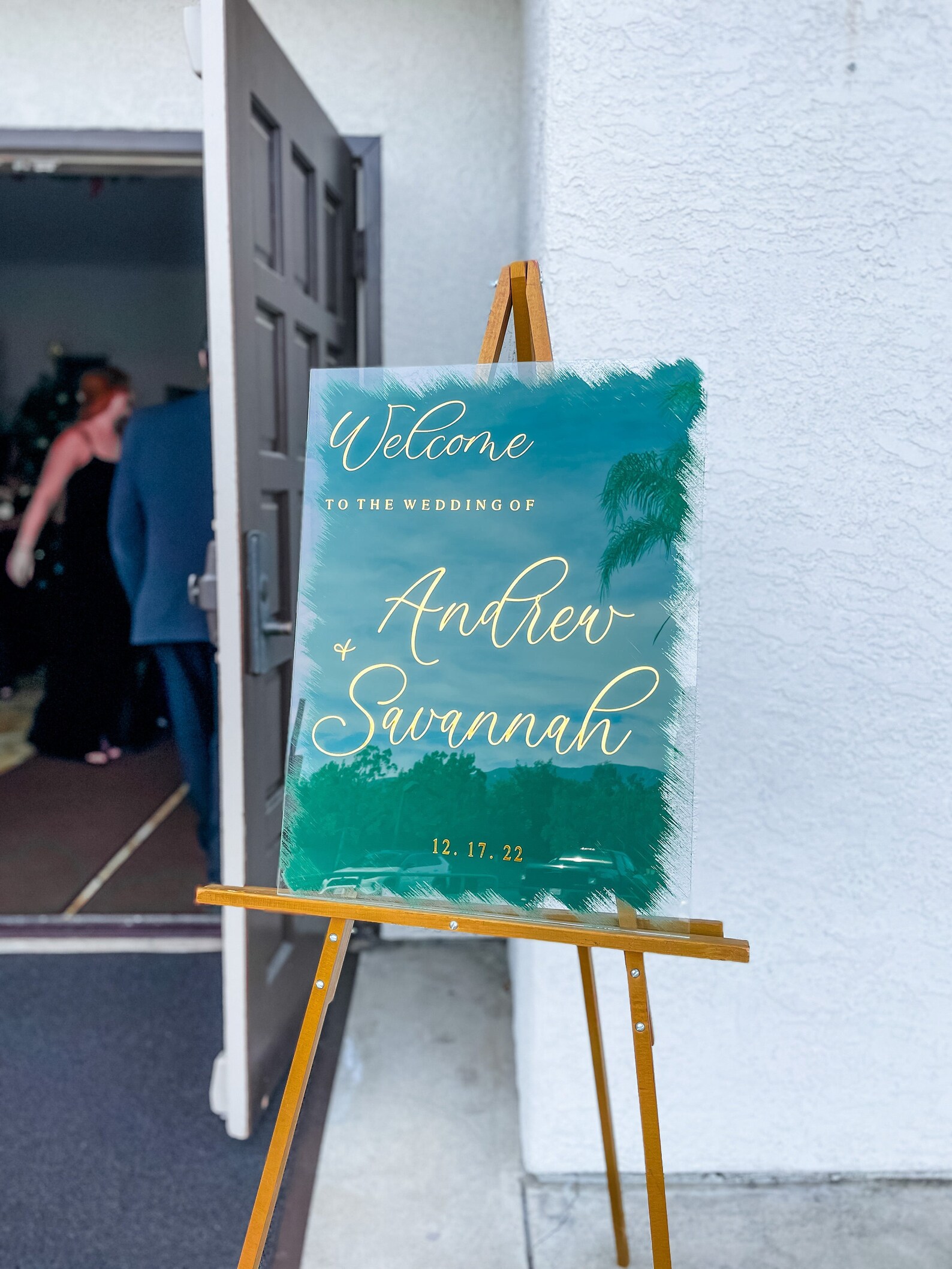 Wedding Welcome Sign Acrylic Wedding Sign Acrylic Wedding Sign Painted ...