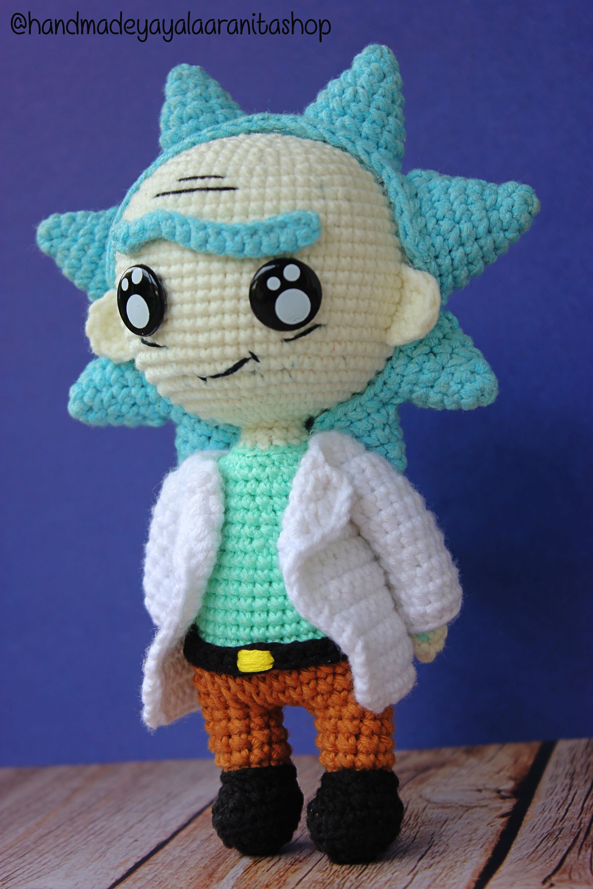 Rick Sanchez Amigurumi Doll Rick and Morty Crochet Tv - Etsy
