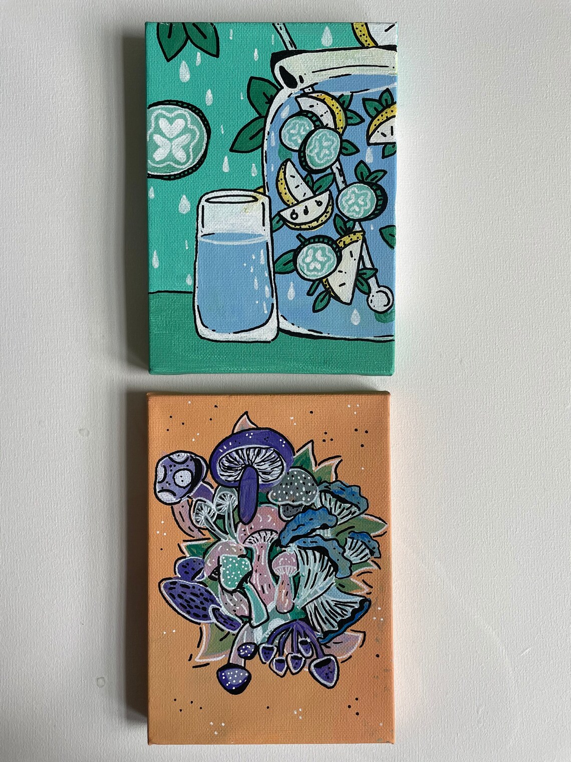 Acrylic paintings | Etsy