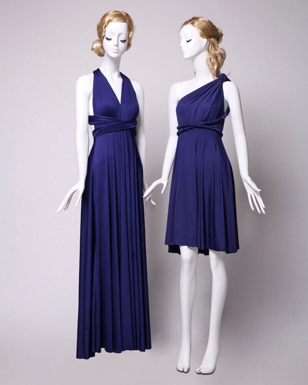 Midnight Blue Bridesmaid Dress for Wedding,infinity Dress,convertible ...