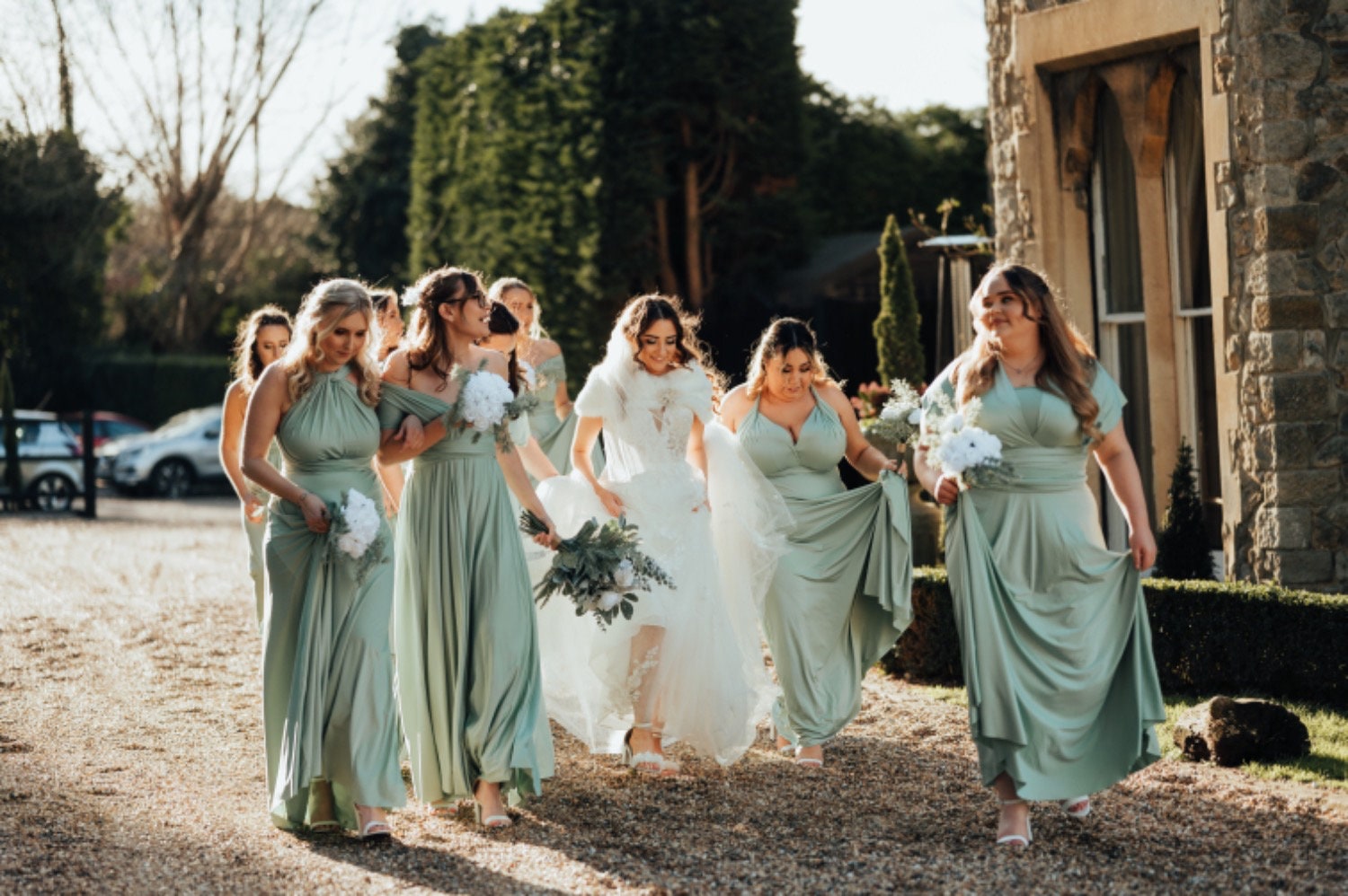 Sage Green Infinity Dress for Bridesmaid,convertible Dress,infinity ...