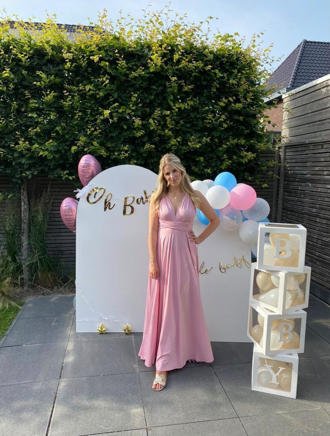 Blush Pink Infinity Dress,bridesmaid Dress for Wedding,convertible ...