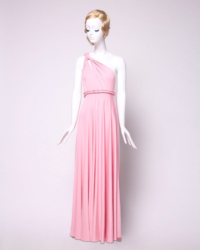 Blush Pink Infinity Dress,bridesmaid Dress for Wedding,convertible ...