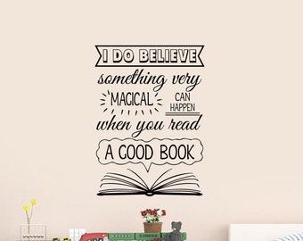 Something Very Magical Can Happen When You Read A Good Book - Etsy
