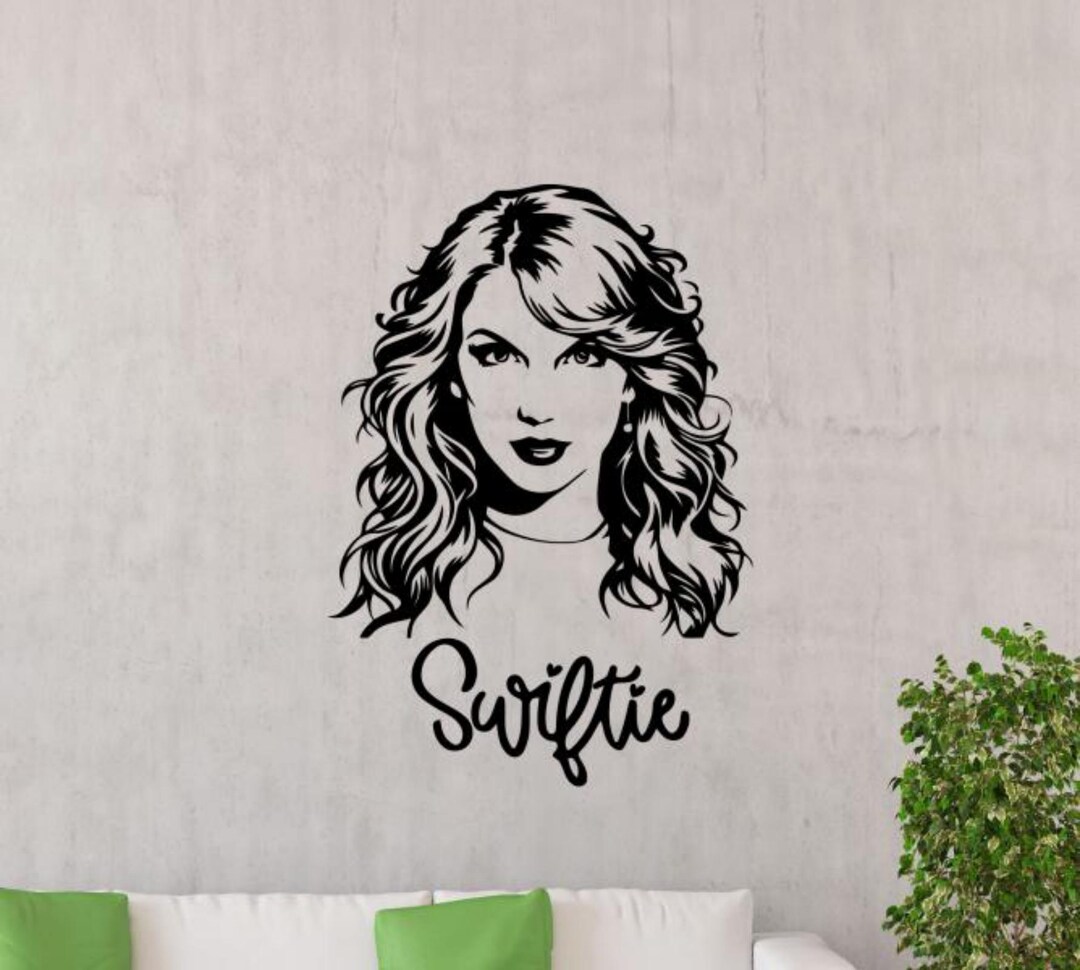 Swiftie Wall Sticker Vinyl Decal Music Wall Art Swift Decor Stencil ...