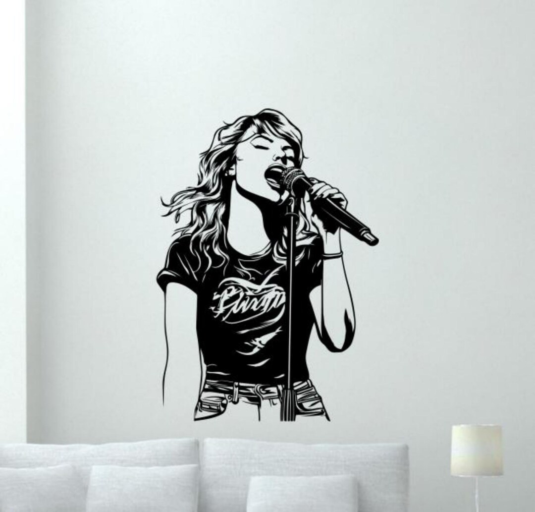 Swiftie Wall Sticker Vinyl Decal Music Wall Art Swift Decor Stencil ...