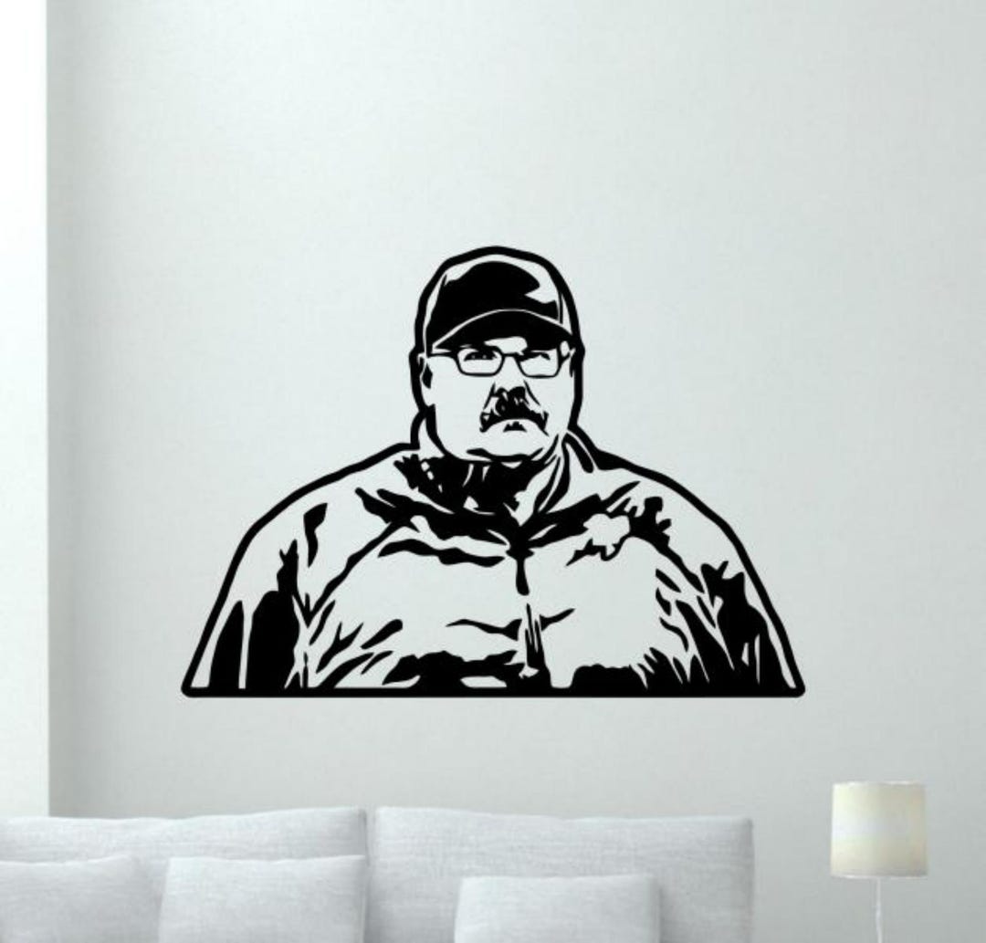 Andy Reid Wall Decal Vinyl Sticker Football Wall Art Gym Decor Poster ...