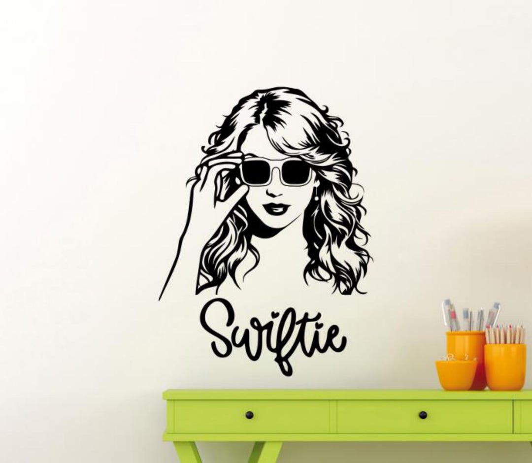 Swiftie Wall Sticker Vinyl Decal Music Wall Art Swift Decor Stencil ...