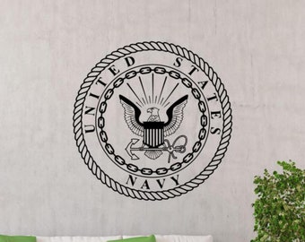 United States Navy Logo Vinyl Decal - Etsy