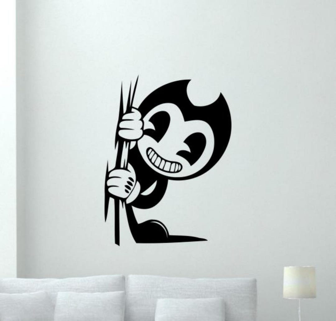 Peeking Bendy Wall Decal Vinyl Sticker Nursery Wall Art Kids Decor Baby ...
