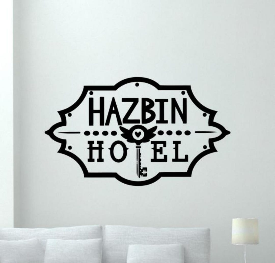 Hazbin Hotel Wall Sticker Vinyl Decal Wall Art Kids Wall Decor Stencil ...