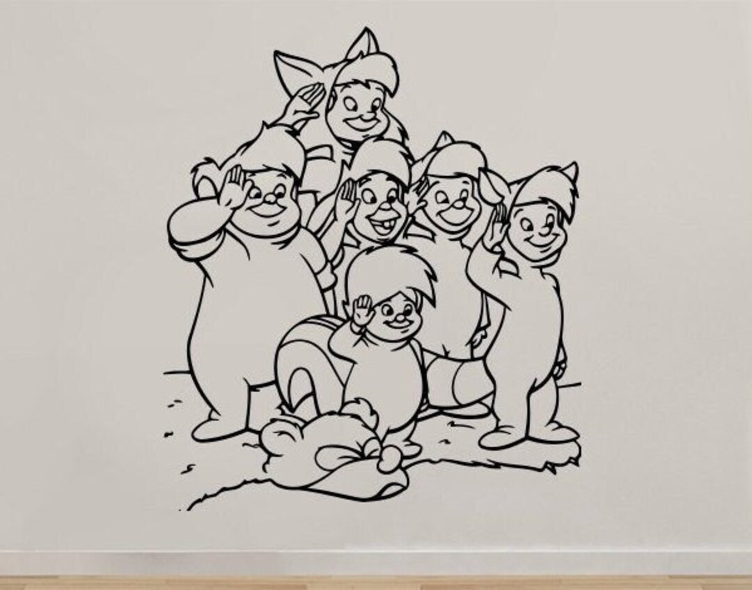 Lost Boys Wall Decal Vinyl Sticker Cartoon Decor Home Kids Room Design ...