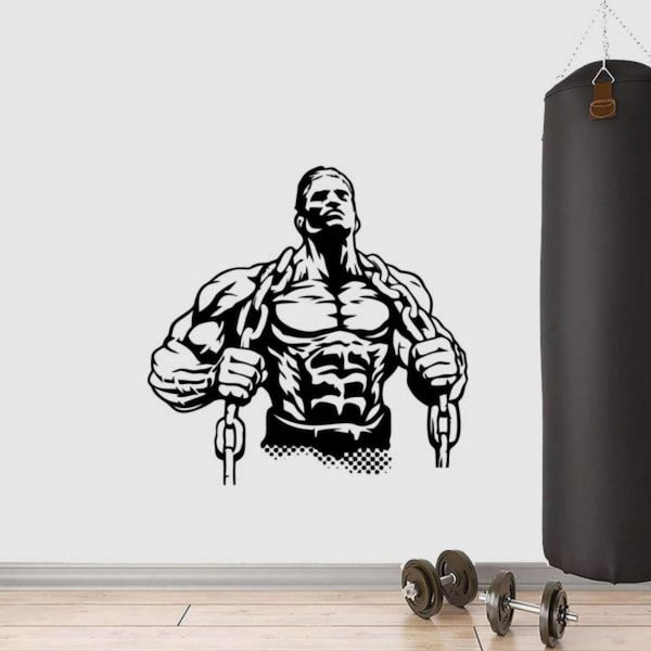 Bodybuilder Stencil - Etsy