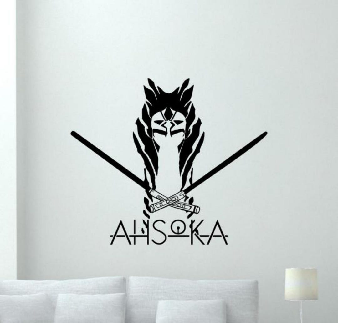 Ahsoka Wall Sticker Vinyl Decal Wall Art Wall Decor Stencil Poster Gift ...