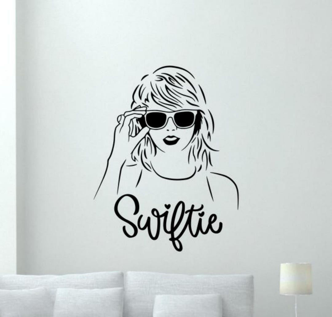 Swiftie Wall Sticker Vinyl Decal Music Wall Art Swift Decor Stencil ...