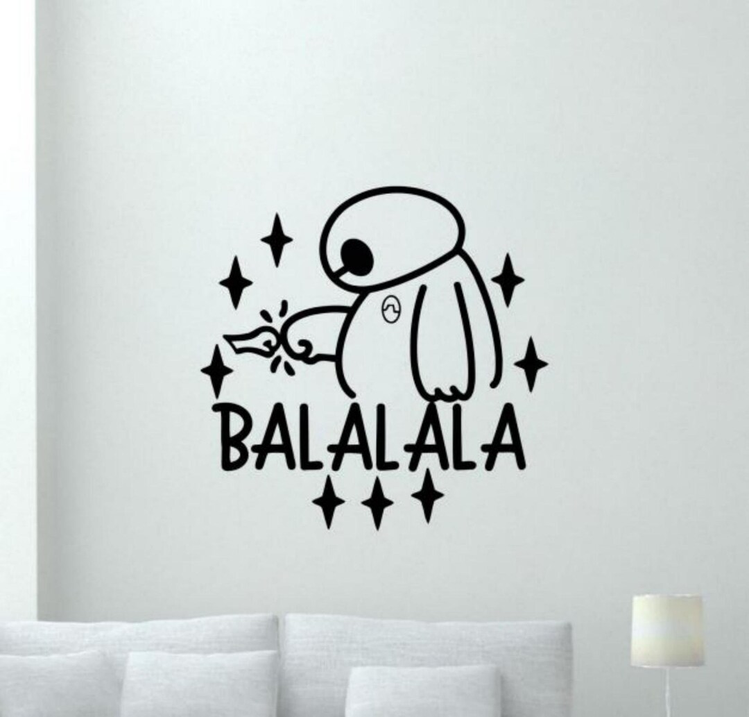 Balalala Sticker Vinyl Wall Decal Wall Art Superhero Decor Playroom ...