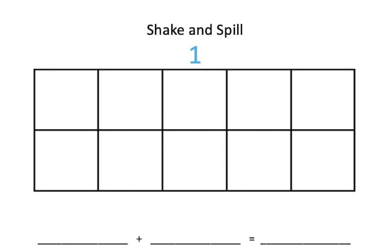 Shake & Spill Math Game – Decomposing Numbers 1–10 | Hands-on ...