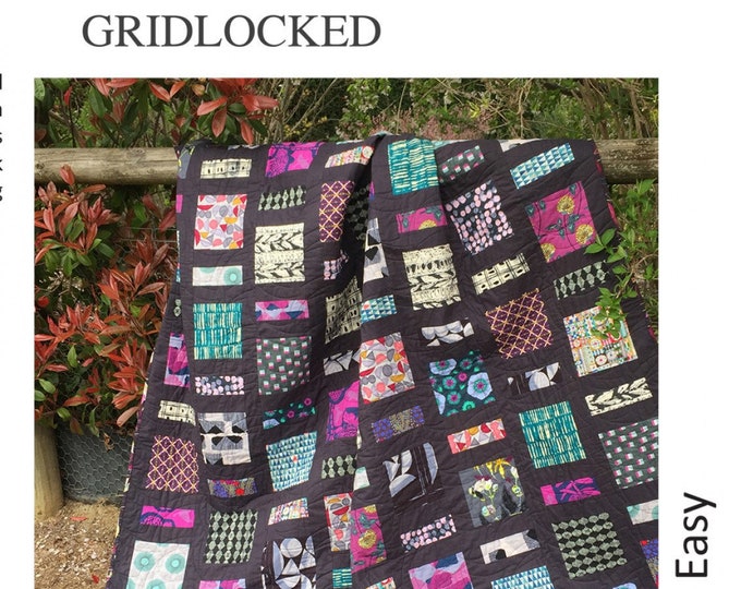 Gridlocked Quilt Pattern by Lynne Wilson Designs Fat Quarter Friendly ...