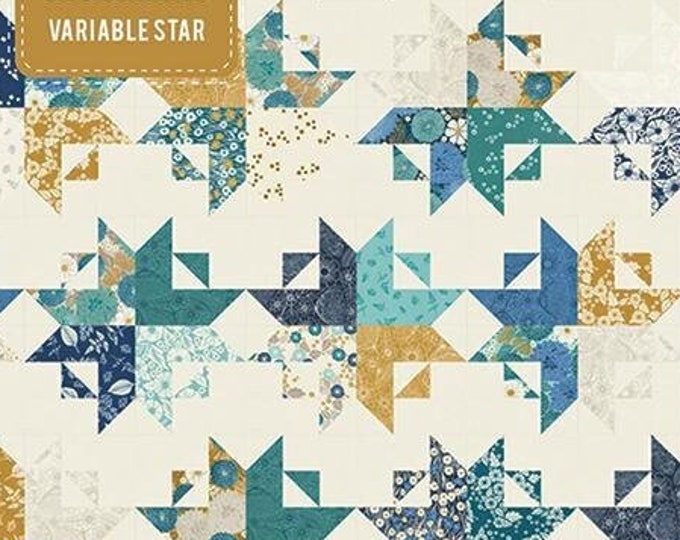 Variable Star Quilt Pattern by Linzee Mccray - Moda Fabrics - Layer Cake Friendly - Makes 60.5 ...