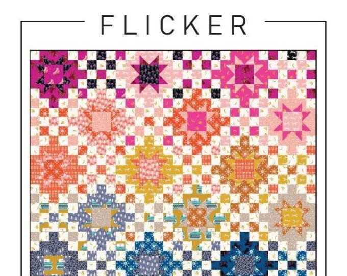 Flicker Quilt Pattern by Taralee Quiltery - Irish Chain - Makes 3 Color ...